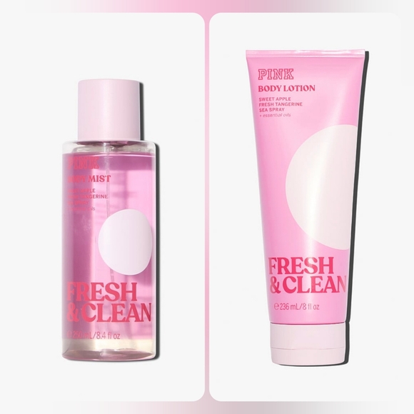 Victoria's Secret | Bath & Body | Nwt Vs Pink Fresh Clean Body Lotion ...